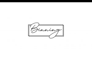 Binning 의류 스마트스토어 로고 – 아이스크림 디자인