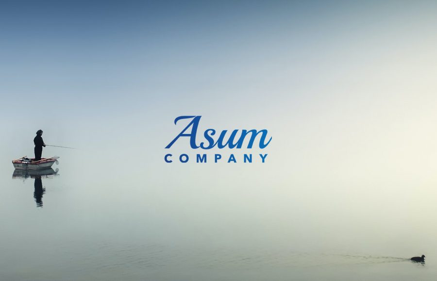 Asum Company – 낚시 업체 로고 – 아이스크림 디자인 스튜디오